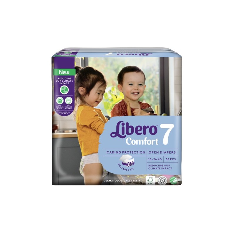 Libero Comfort 7 | Langes pour enfants 16 à 26 kg | Senup ...