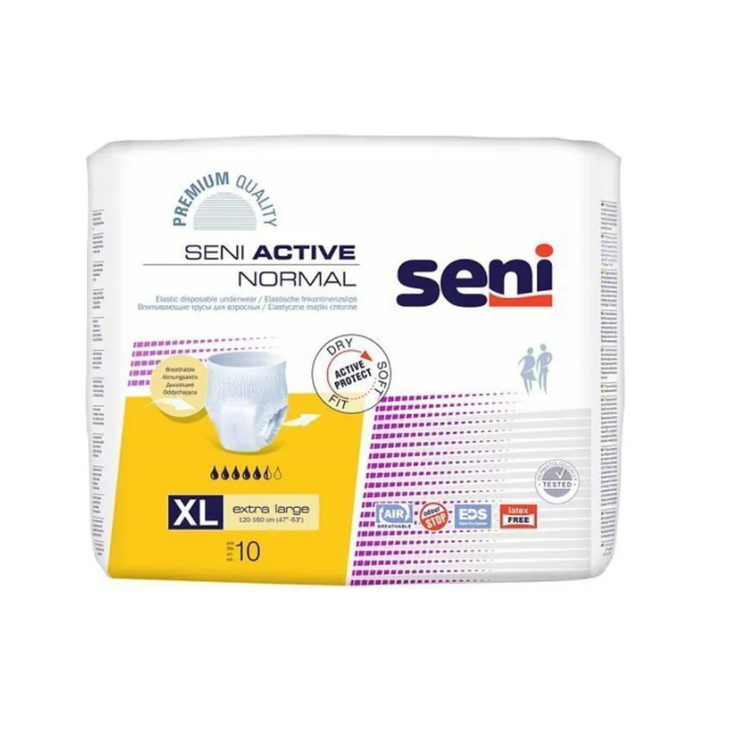 Seni Active Normal | Small - Medium - Large - XL | Couches Adultes ...