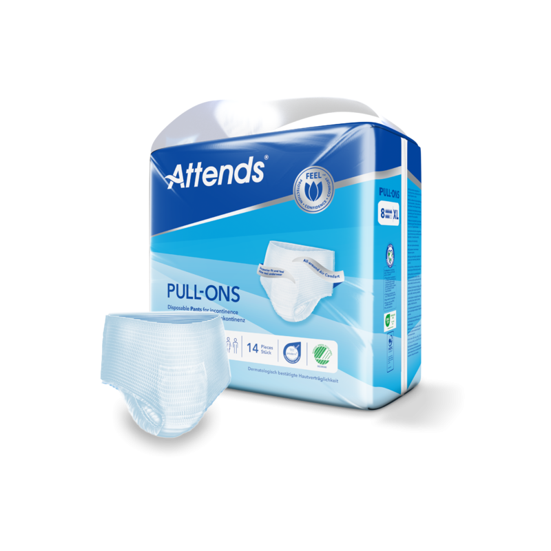 Attends Pull-Ons 8 | Small - Medium - Large - XL | Couches Adultes ...